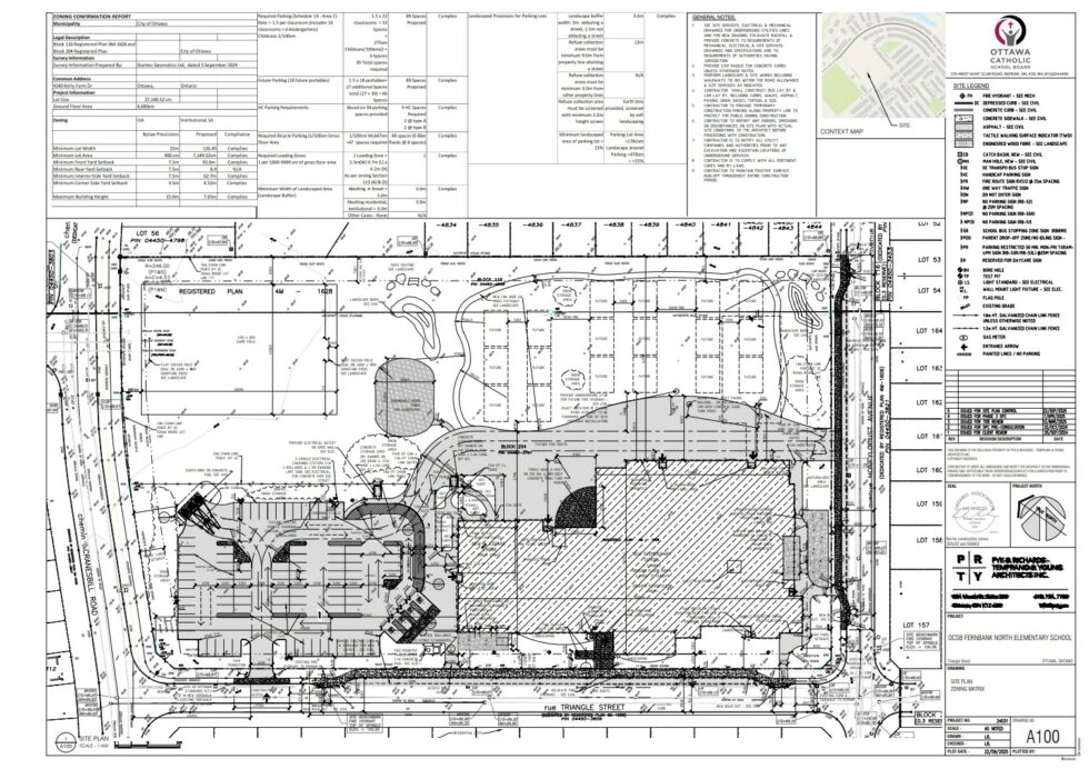 620 Triangle: Site Plan Control application for a new Catholic ...