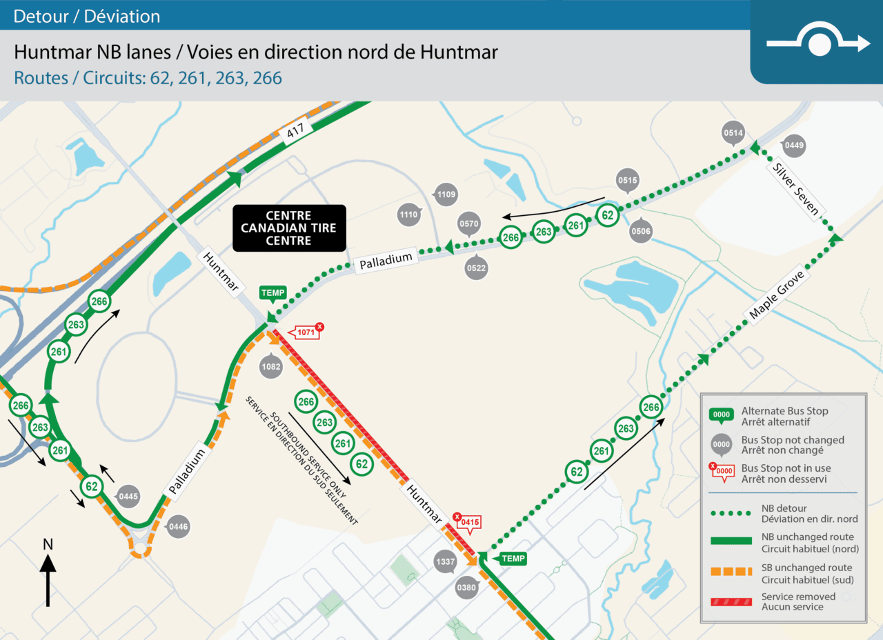 CONSTRUCTION NOTICE: Huntmar Drive between Maple Grove and Palladium ...